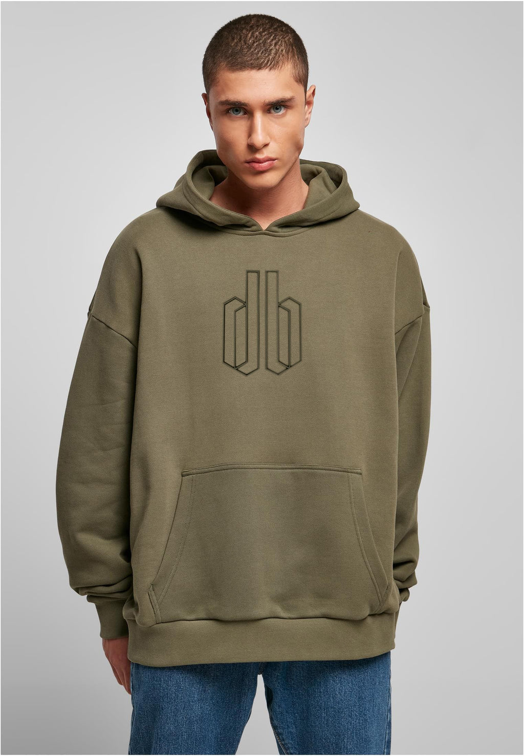 Heavy Hoodie OLOC Olive Edition – Diamond Blocks